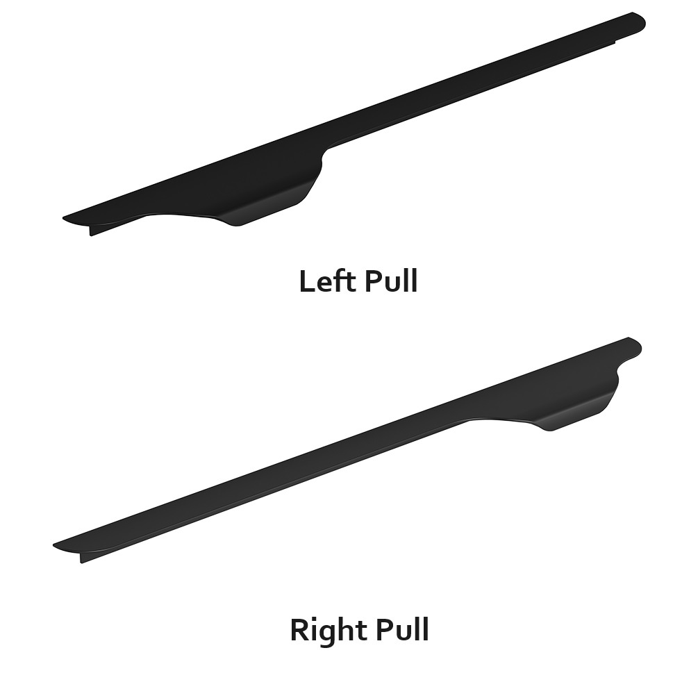 VADO Cameo Matt Black 400mm Pull Handle | Sanctuary